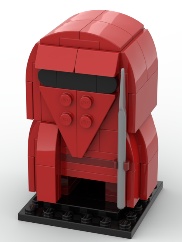 Lego Moc Royal Guard Brickheadz By Trufflecat Rebrickable Build