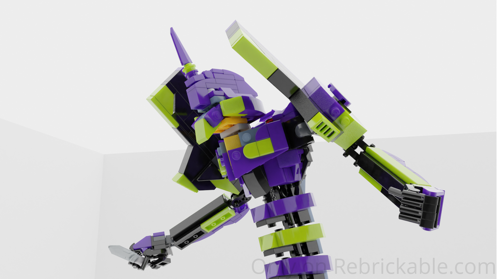 LEGO MOC Neon Genesis Evangelion - EVA 01 by Marco666 | Rebrickable ...