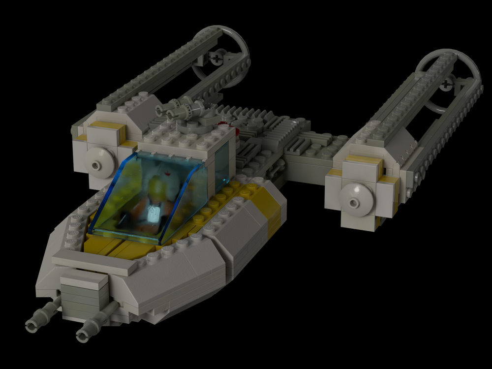 Lego Moc Rebel Y Wing By Leshuguita Rebrickable Build With Lego