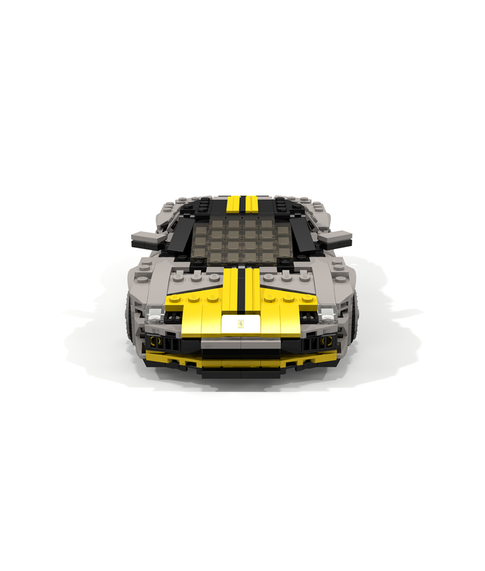 LEGO MOC Ferrari 296 GTB Assetto Fiorano (2022) DkGr / Yl / Blk - 1:21 ...