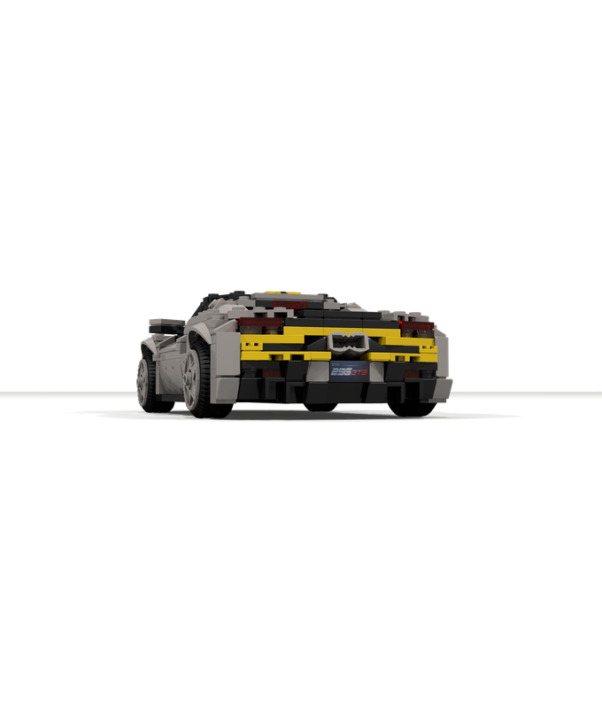 LEGO MOC Ferrari 296 GTB Assetto Fiorano (2022) DkGr / Yl / Blk - 1:21 ...