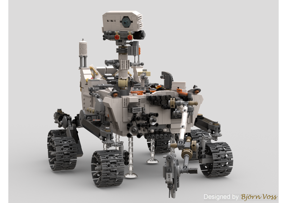 LEGO MOC NASA Mars Curiosity Rover 1:9 Scale by BrickCreate ...