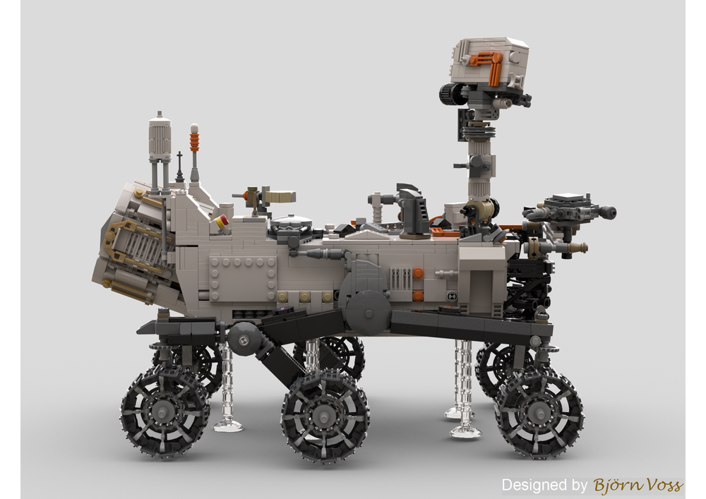 LEGO MOC NASA Mars Curiosity Rover 1:9 Scale by BrickCreate ...