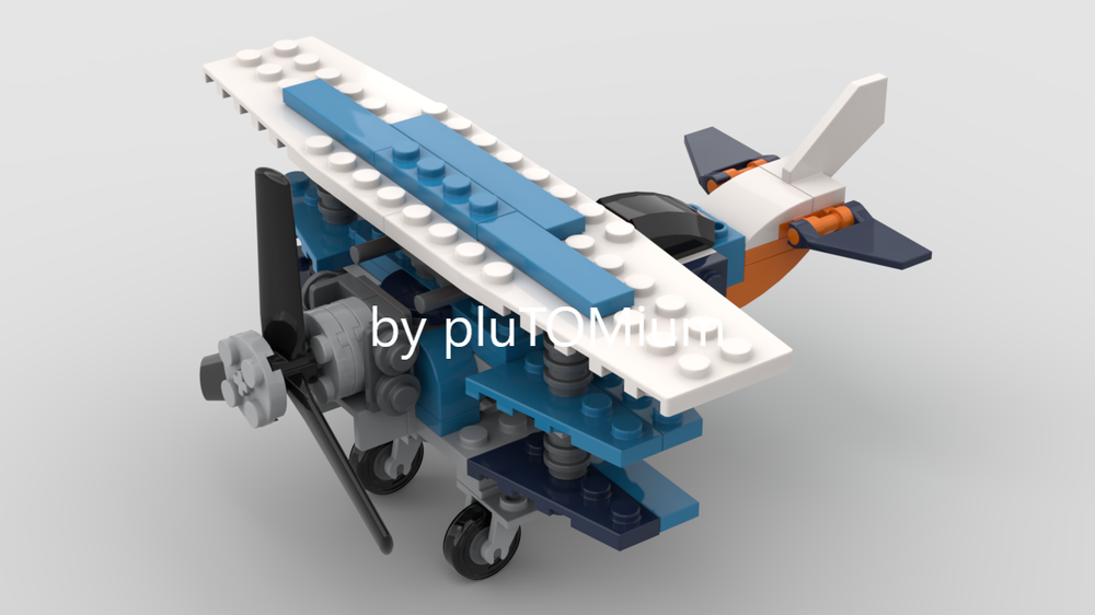 LEGO MOC Blue Baron Triplane (LEGO 31099 Alternate) by pluTOMium ...