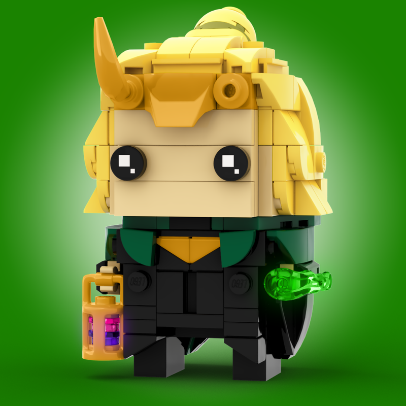 LEGO MOC Sylvie (Loki) BrickHeadz by Stormythos | Rebrickable - Build ...