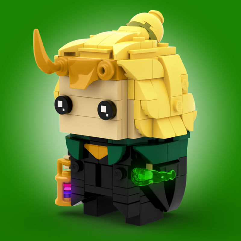 LEGO MOC Sylvie (Loki) BrickHeadz by Stormythos | Rebrickable - Build ...