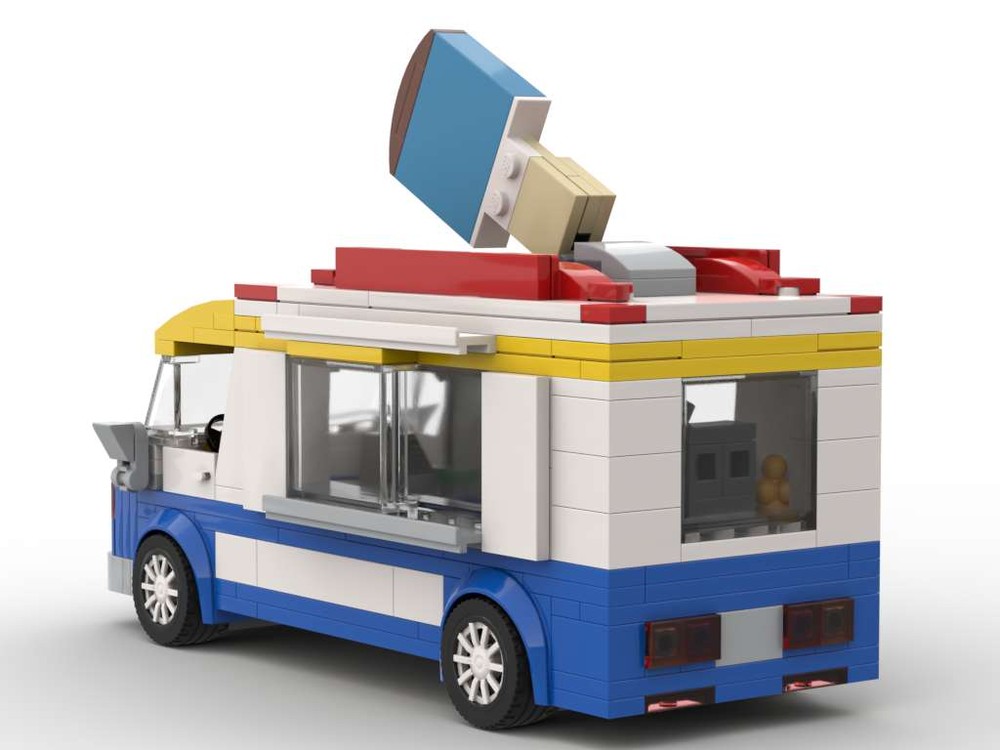 LEGO MOC Ice-Cream Truck by IBrickedItUp | Rebrickable - Build with LEGO