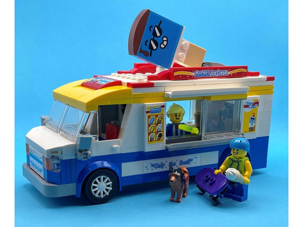 LEGO MOC Ice-Cream Truck by IBrickedItUp | Rebrickable - Build with LEGO