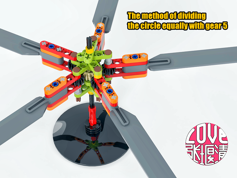 LEGO MOC The Method Of Dividing The Circle Equally With Gear 5 By Love Rebrickable Build lego-moc-the-method-of-dividing-the-circle-equally-with-gear-5-by-love-rebrickable-build