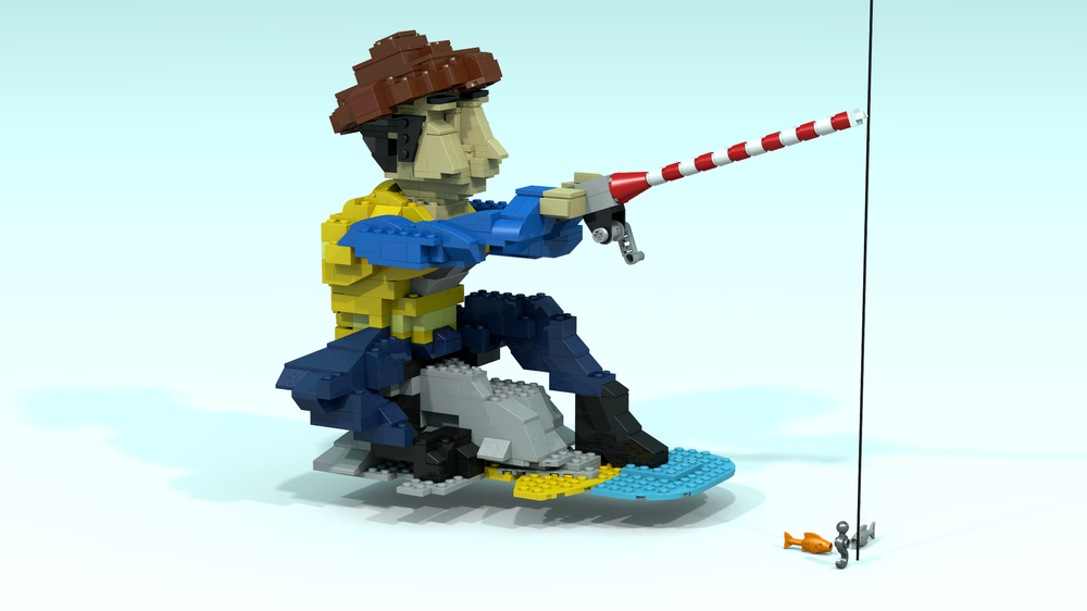 LEGO MOC Fisherman by LegoOri | Rebrickable - Build with LEGO