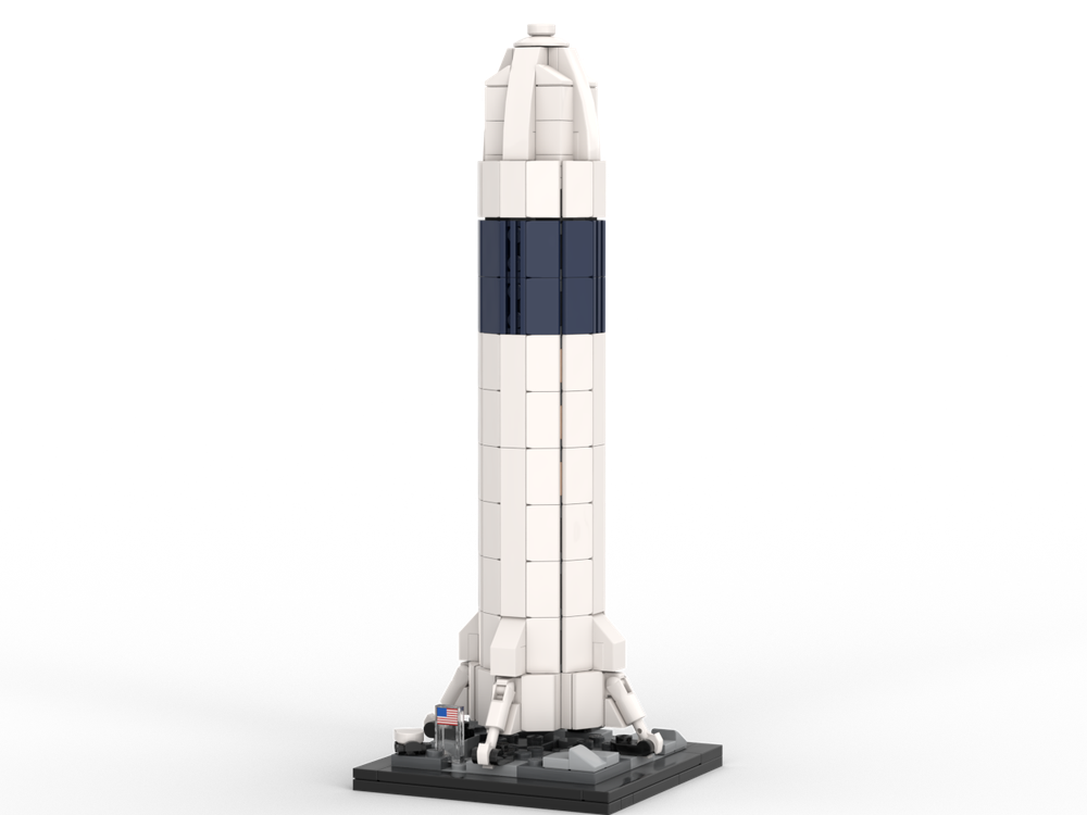 LEGO MOC Starship hls by terminator1234 | Rebrickable - Build with LEGO