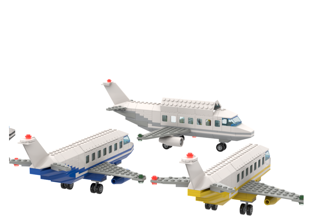 LEGO MOC 1980's Style Passenger Jet Airplane by Brick.Mocman ...