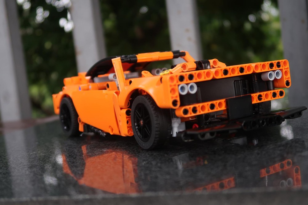 LEGO MOC Lego Technic 42093 D model V8 Muscle car by Secon Yan ...