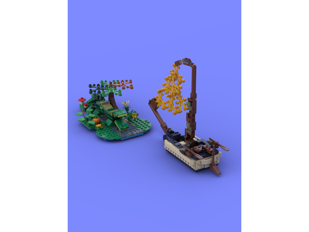 LEGO MOC Naturalists' Brig by AvH1799 | Rebrickable - Build with LEGO