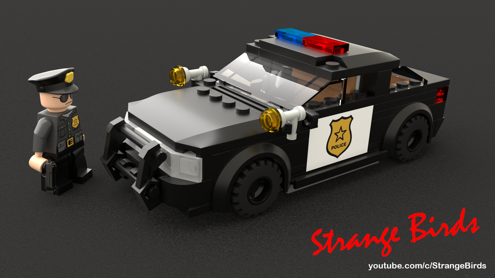 LEGO MOC Police Car by Chris@StrangeBirds | Rebrickable - Build with LEGO