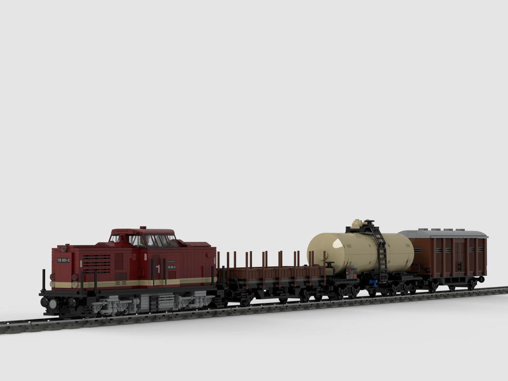 LEGO MOC Tank wagon – 4-axles by langemat | Rebrickable - Build with LEGO