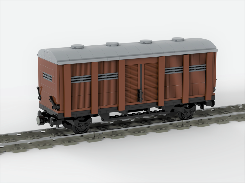 LEGO MOC Boxcar / Ordinary Covered Wagon – 2-axles by langemat ...