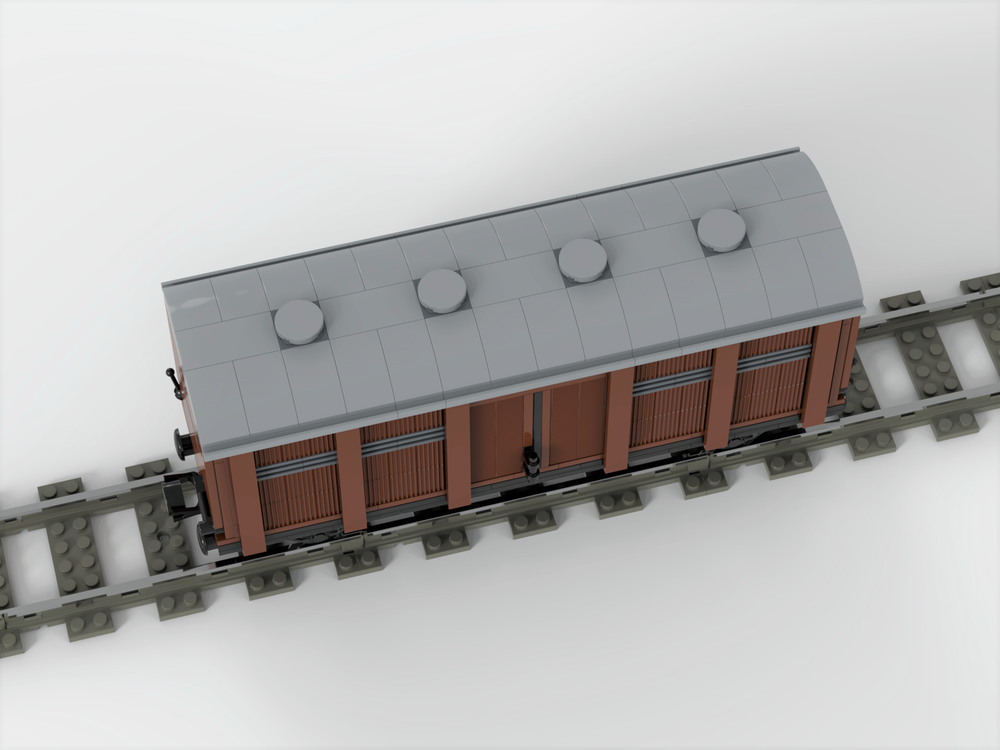 LEGO MOC Boxcar / Ordinary Covered Wagon – 2-axles by langemat ...
