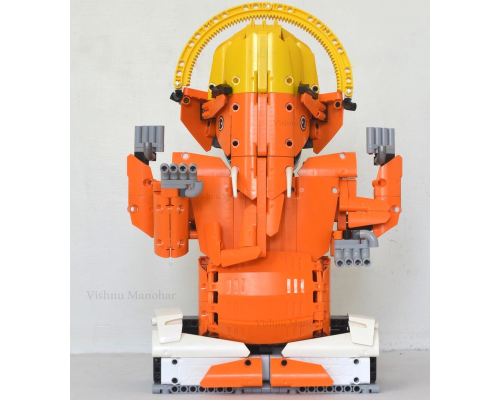 LEGO MOC Lord Ganesha by Dr. Vishnu Manohar | Rebrickable - Build with LEGO