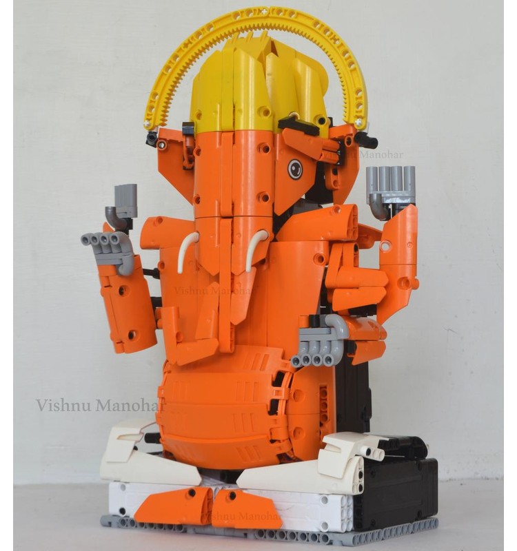 LEGO MOC Lord Ganesha by Dr. Vishnu Manohar | Rebrickable - Build with LEGO
