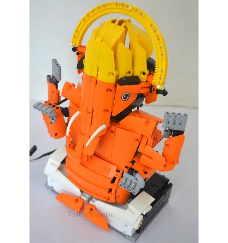 LEGO MOC Lord Ganesha by Dr. Vishnu Manohar | Rebrickable - Build with LEGO