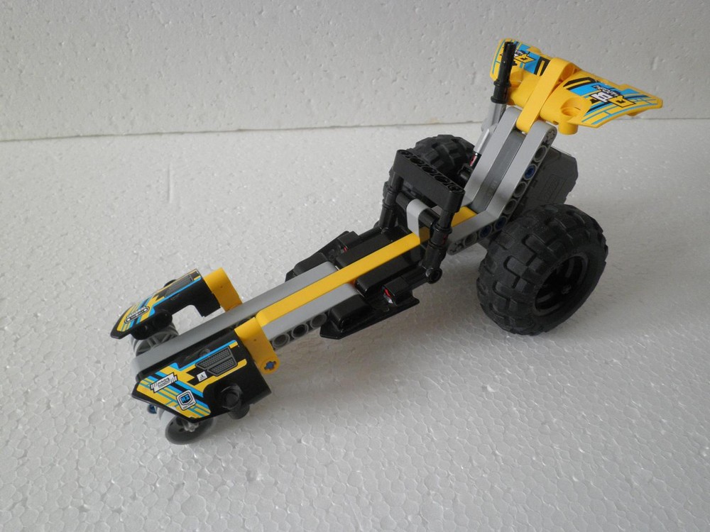 LEGO MOC 42034 alternate - Pull-Back Dragster by The0 | Rebrickable ...