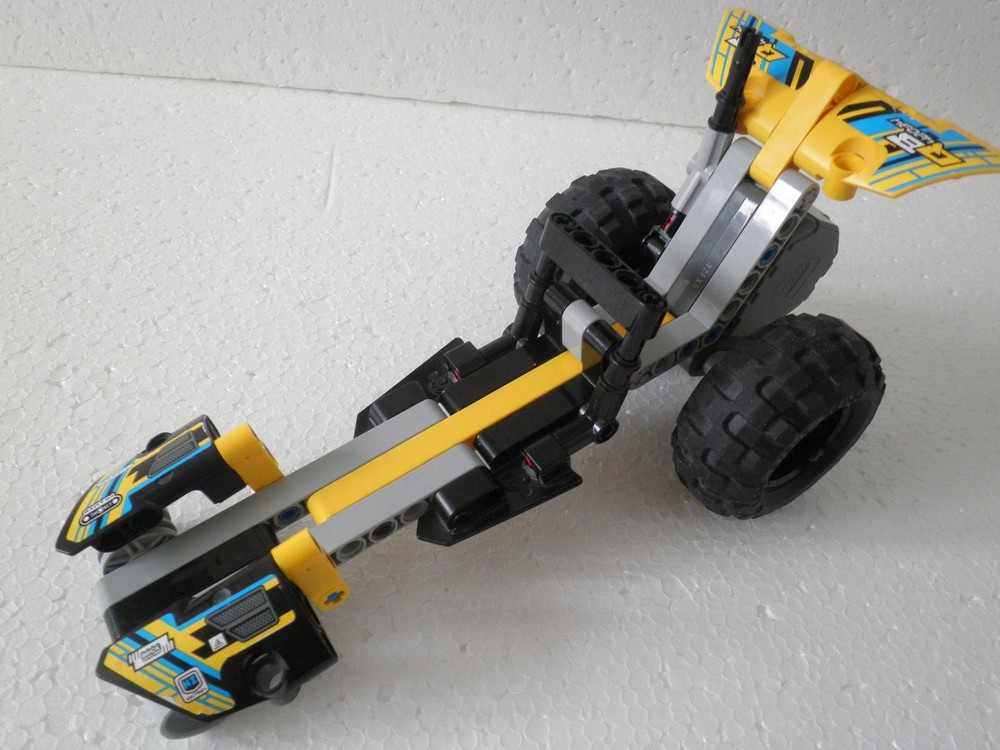 LEGO MOC 42034 alternate - Pull-Back Dragster by The0 | Rebrickable ...