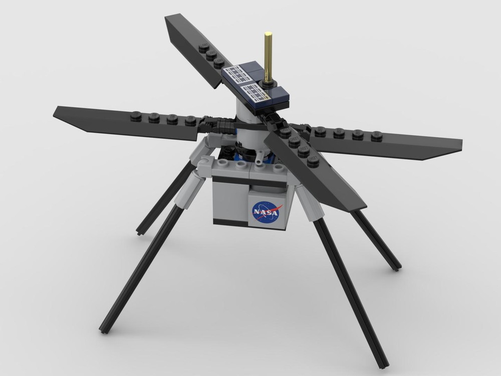 LEGO MOC NASA Mars Rover Perseverance Scale 1|10 Ingenuity Copter by ...
