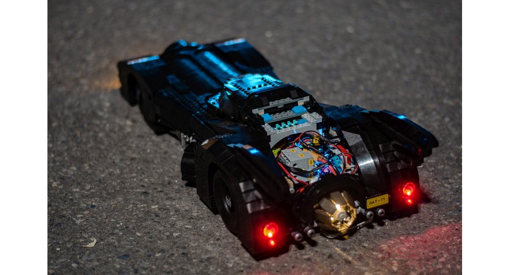 LEGO MOC Batmobile 1989 RC Motorization (LEGO 76139) ★ remote ...