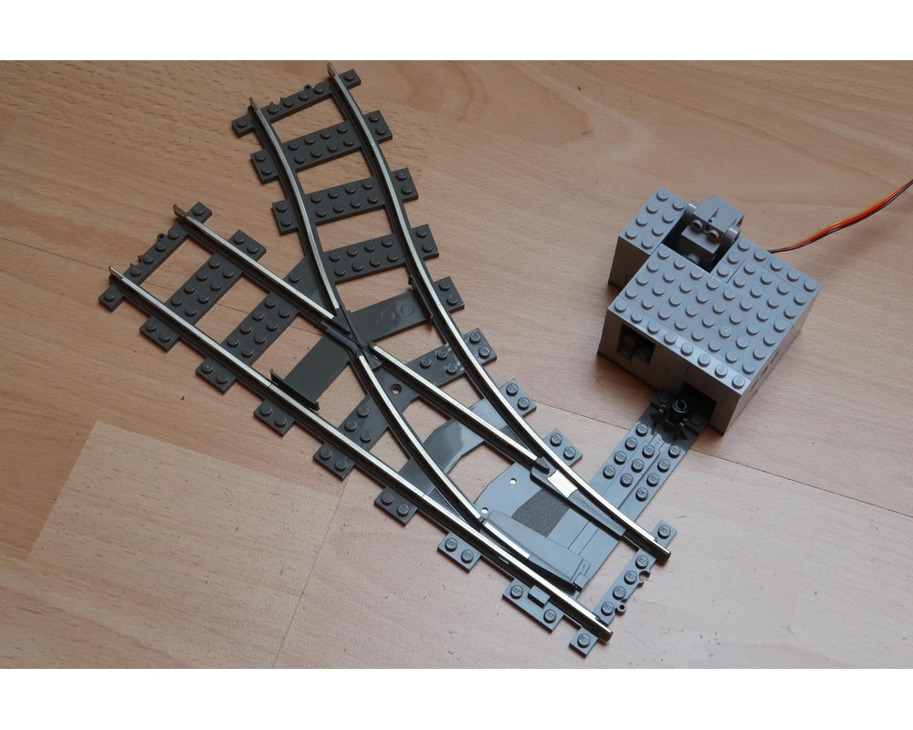 LEGO MOC Railway electric point machine with a China Servo by DomBug ...