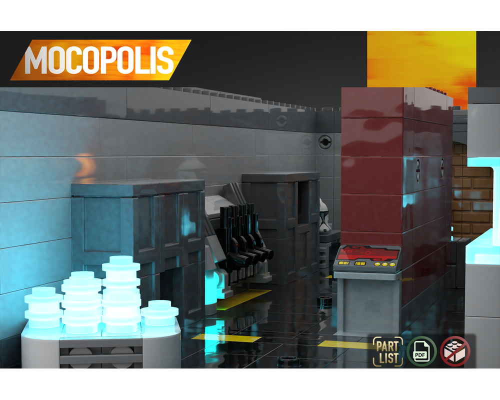 LEGO MOC SW Clone Base Bunker by MOCOPOLIS | Rebrickable - Build with LEGO