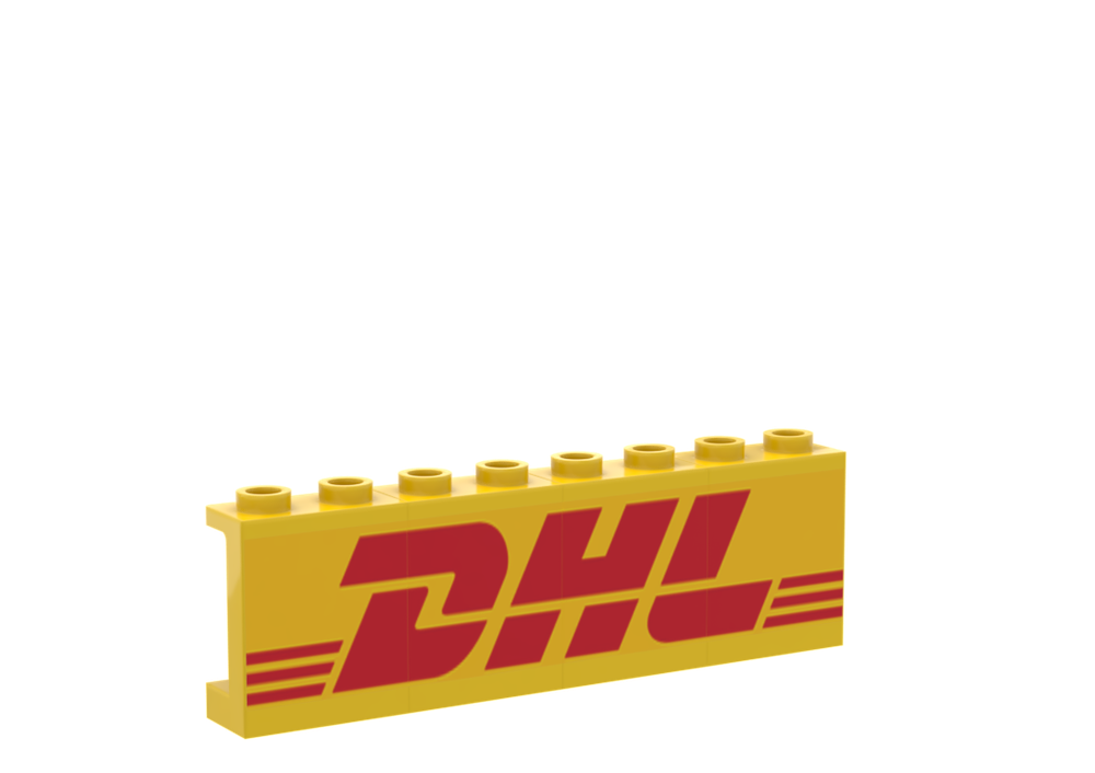 LEGO MOC 1980's Style Cargo Jet Airplane - DHL Airbus by Brick.Mocman ...