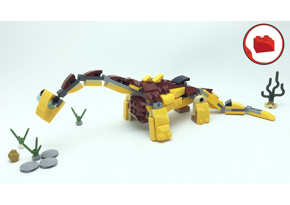 LEGO MOC Brontosaur or Diplodoc Dinosaur - Lego Creator 31112 by Bricks ...