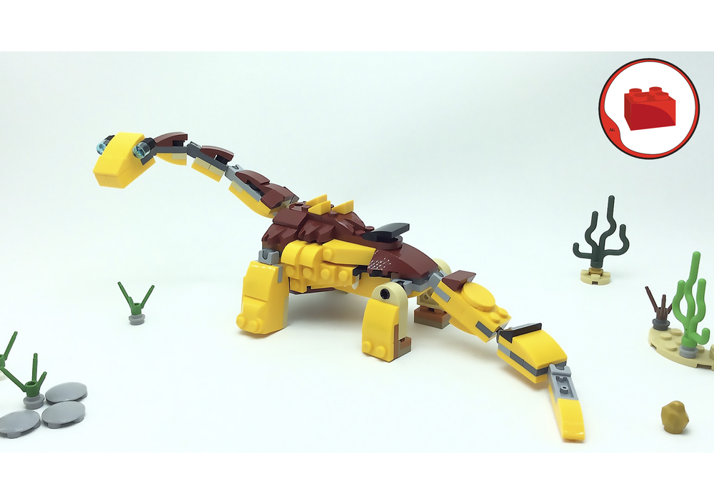 LEGO MOC Brontosaur or Diplodoc Dinosaur - Lego Creator 31112 by Bricks ...
