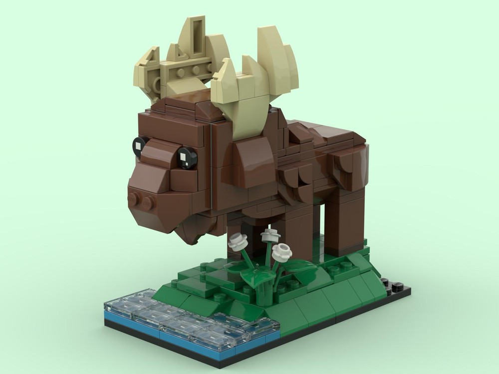 LEGO MOC Moose Brickheadz by HylianHerald | Rebrickable - Build with LEGO