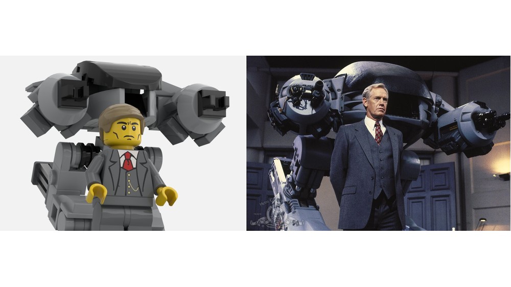 LEGO MOC Minifig Size RoboCop ED-209 by Grotenburg | Rebrickable ...
