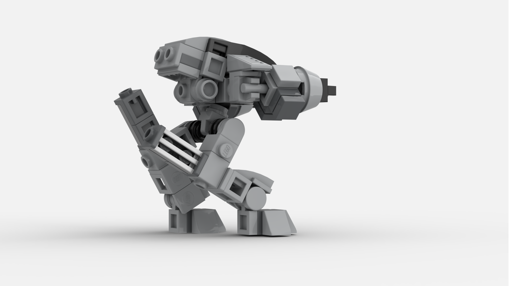 LEGO MOC Minifig Size RoboCop ED-209 by Grotenburg | Rebrickable ...