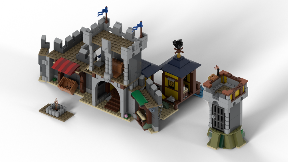 LEGO MOC Medieval Castle - Port by LCas89 | Rebrickable - Build with LEGO