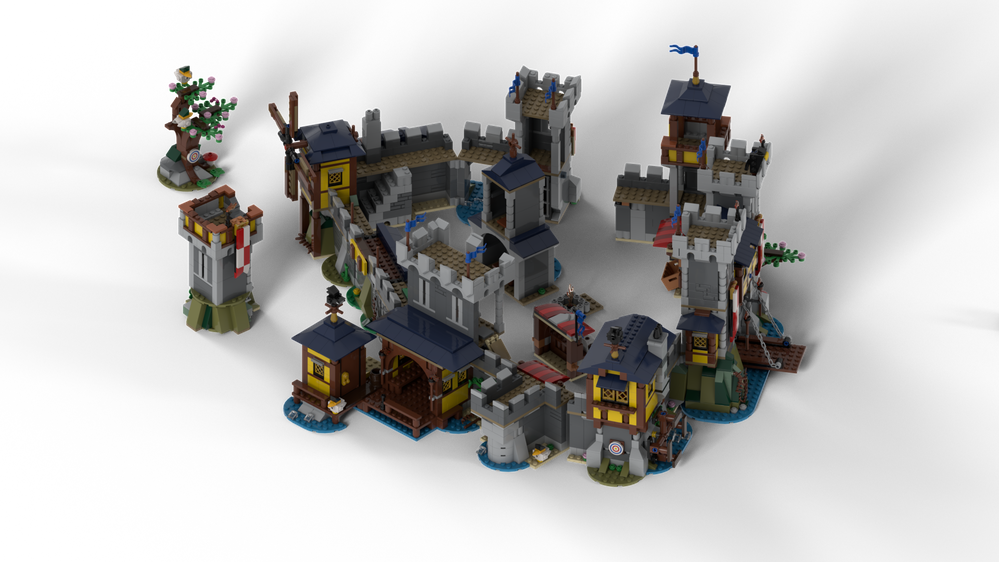 LEGO MOC Medieval Castle - Port by LCas89 | Rebrickable - Build with LEGO