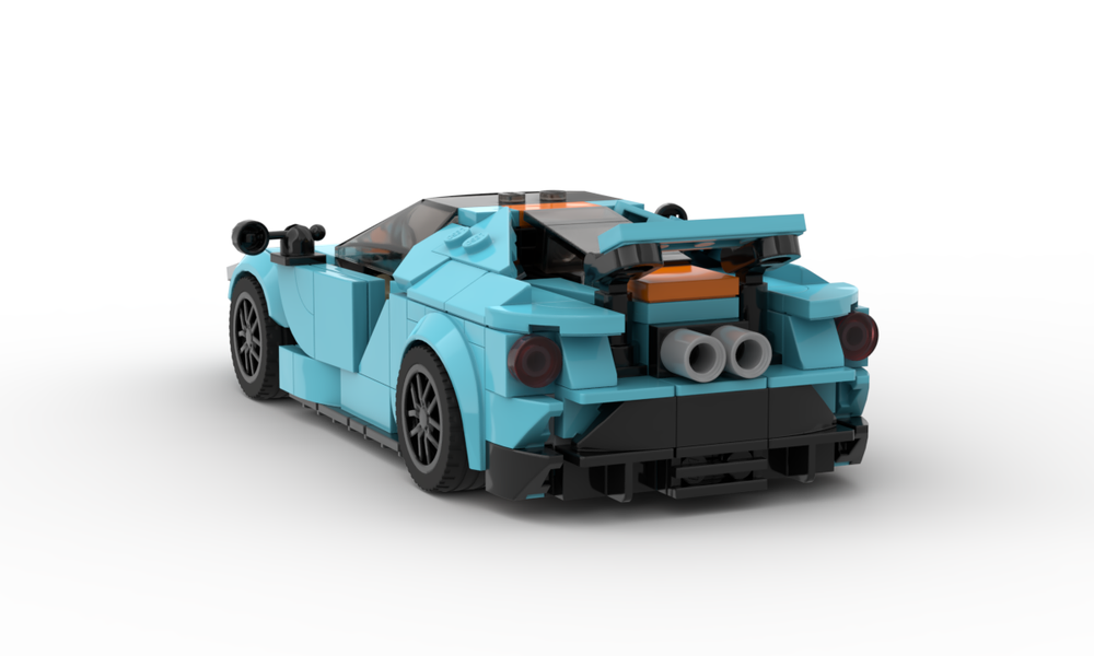 LEGO MOC Ford GT Heritage Edition V2 by Fakhri Argya | Rebrickable ...