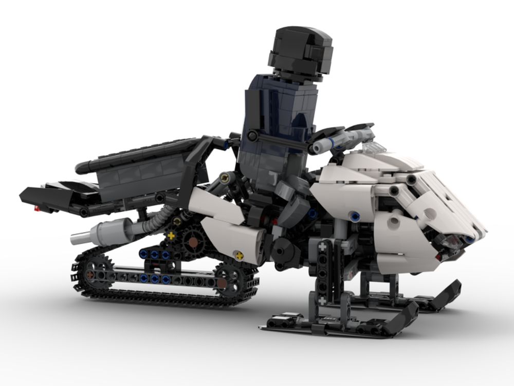 Lego Moc Rc Snowmobile By Ragegears Rebrickable Build With Lego