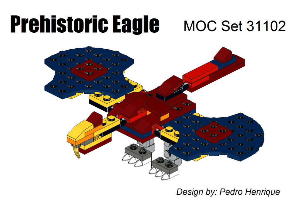 LEGO MOC Prehistoric Eagle - MOC 31102 by Pedro_Henrique | Rebrickable ...