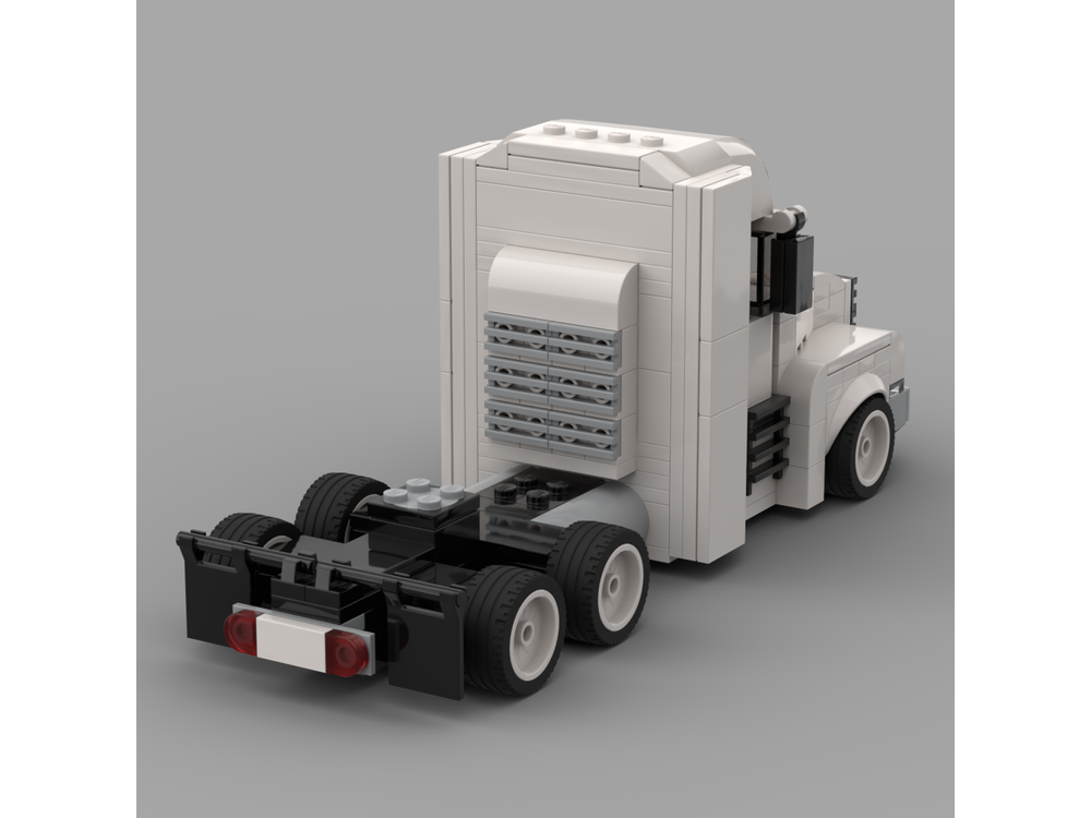 LEGO MOC Semi truck (Trailer included) by BlockMOCs | Rebrickable ...