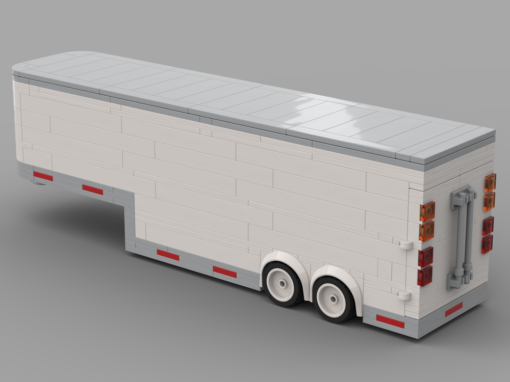 LEGO MOC Semi truck (Trailer included) by BlockMOCs | Rebrickable ...
