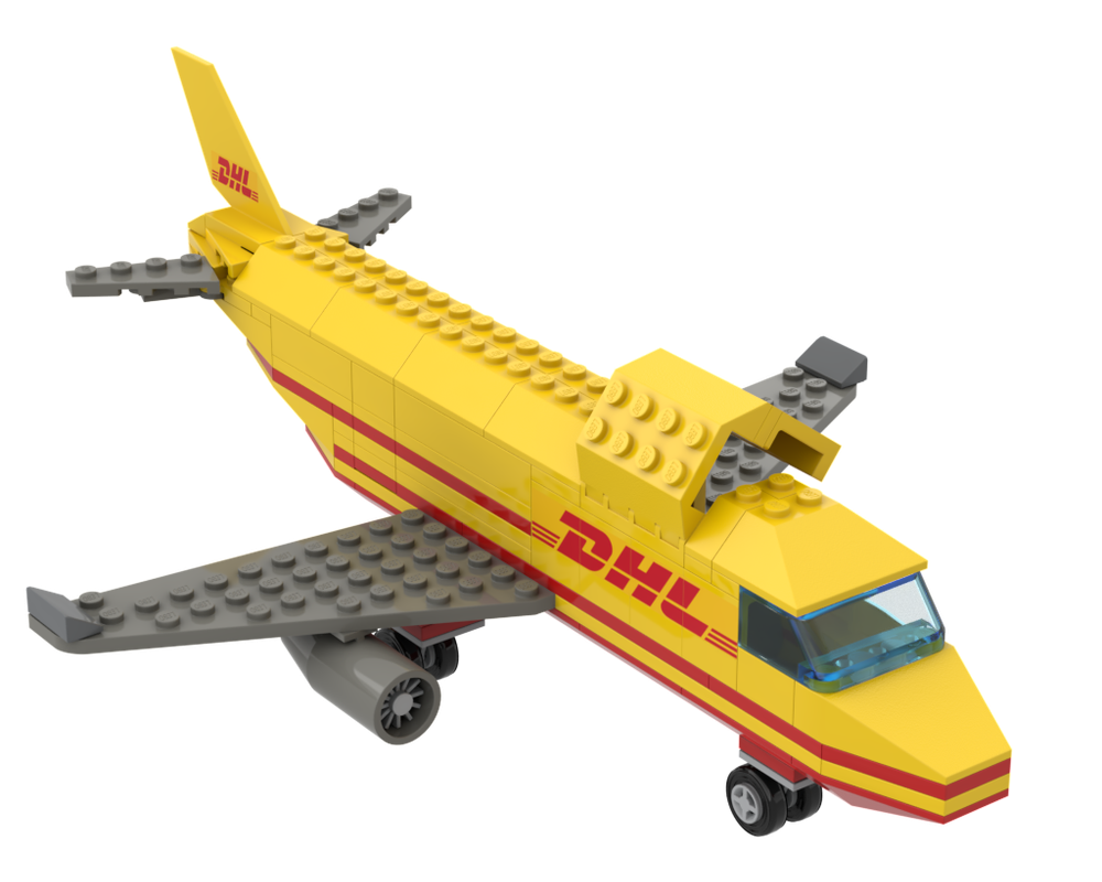 LEGO MOC 1980's Style Cargo Jet Airplane - FEDEX Airbus by Brick.Mocman ...