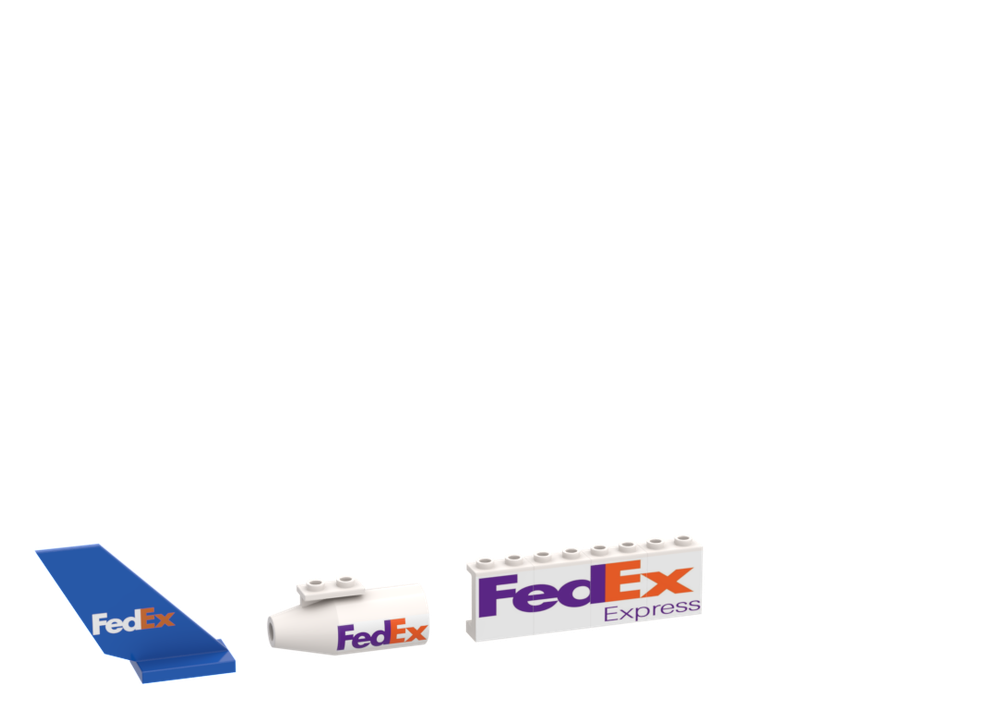 LEGO MOC 1980's Style Cargo Jet Airplane - FEDEX Airbus by Brick.Mocman ...