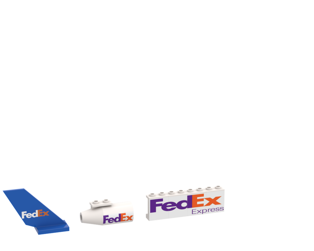 LEGO MOC 1980's Style Cargo Jet Airplane - FEDEX Airbus by Brick.Mocman ...