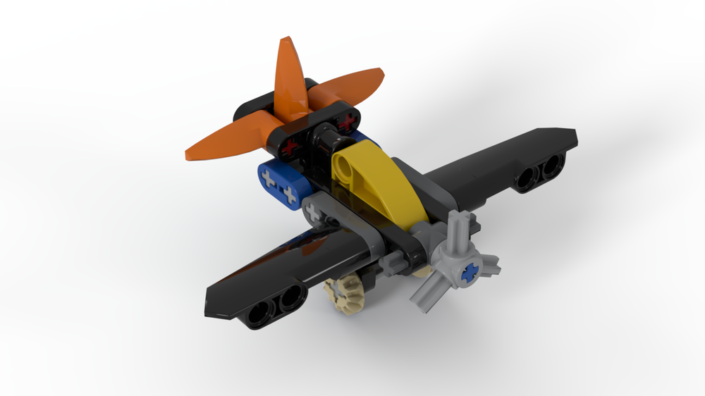 Lego Moc A Tiny Plane By Zumaidi Rebrickable Build With Lego