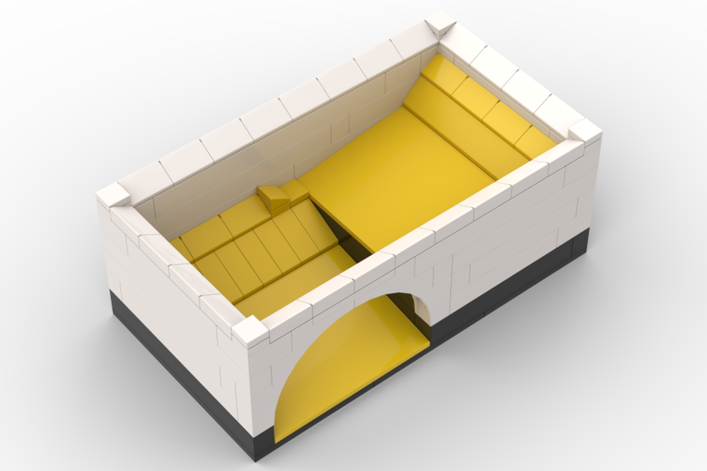 Lego Moc Gbc Simple Ramp Module By Linfindel Rebrickable Build With