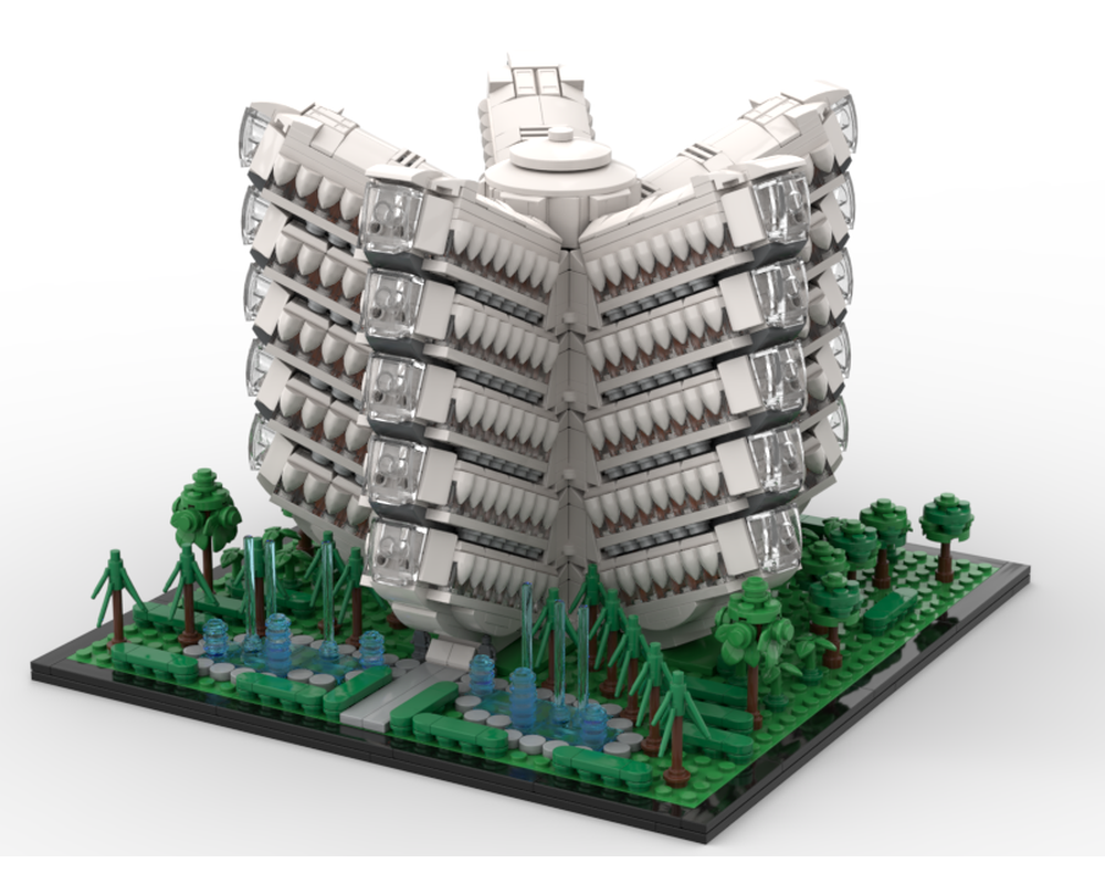 LEGO MOC Futuristic Building Using Brick Separators by Serenity ...